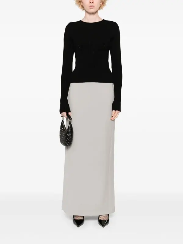 Magda Butrym Sculpted Ribbed T-shirt