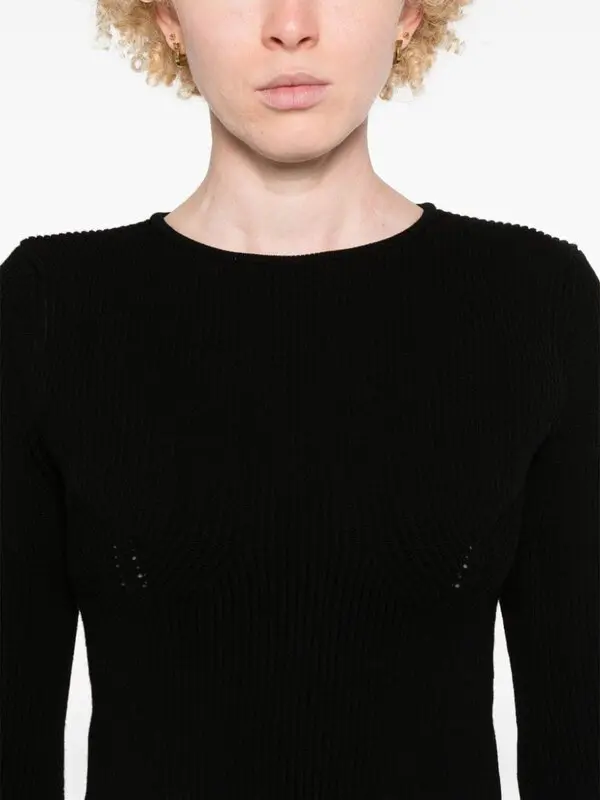 Magda Butrym Sculpted Ribbed T-shirt