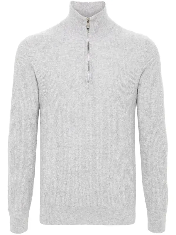 Brunello Cucinelli Cashmere Half-zip Sweater