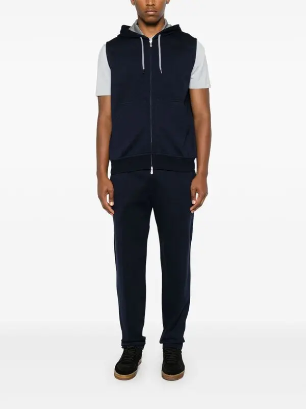 Brunello Cucinelli Raised-seam Trousers - Blue