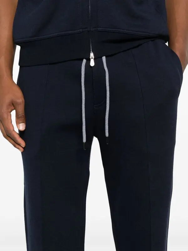 Brunello Cucinelli Raised-seam Trousers - Blue