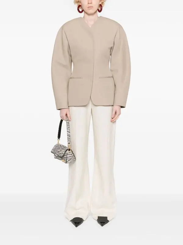 Jacquemus Le Pantalon Sauge Trousers - Neutrals