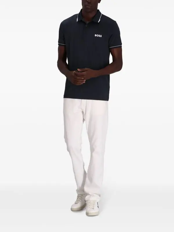 BOSS Paul Pro Logo-print Polo Shirt