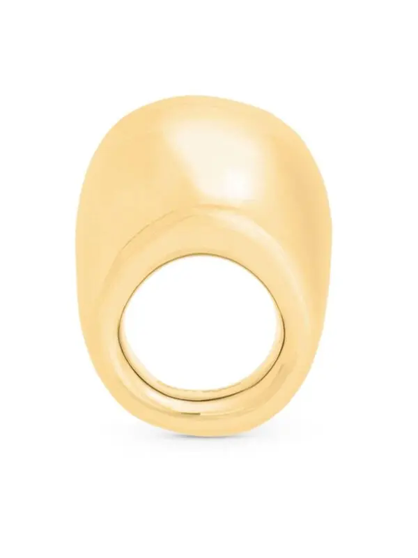 COURREGES Ice Cube Brass Ring - Gold