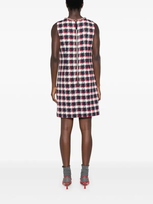 Carolina Herrera Chain-collar Midi Dress
