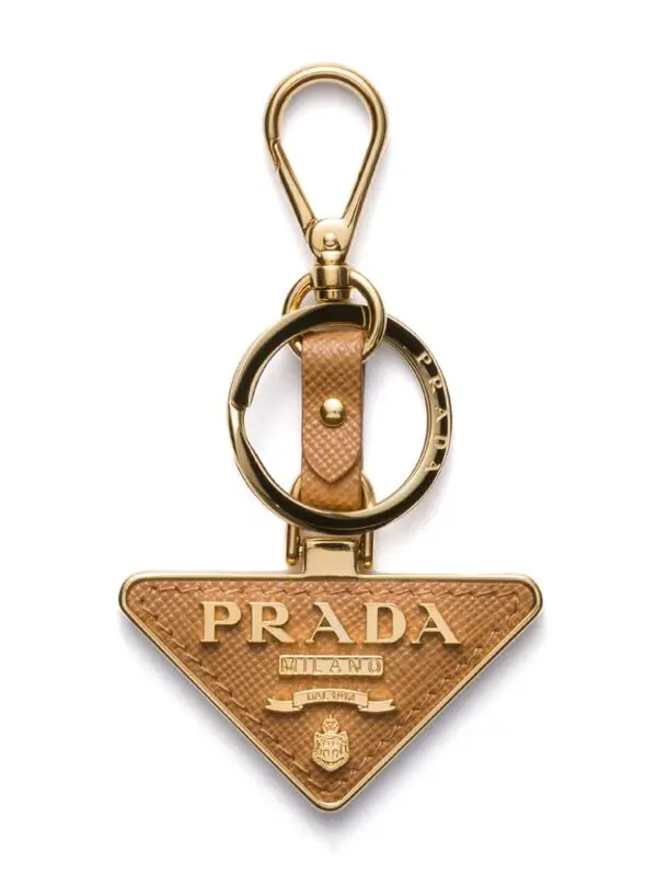 Prada Leather Keychain