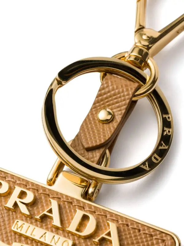 Prada Leather Keychain