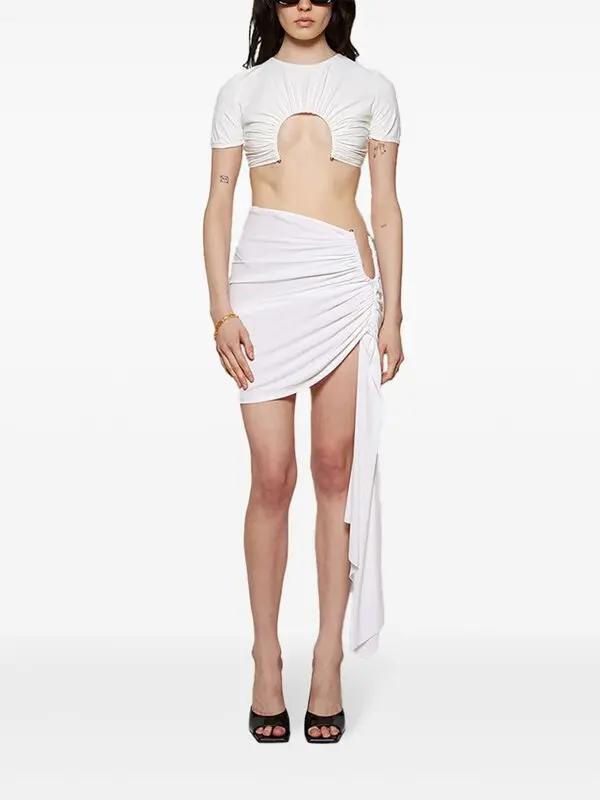 Christopher Esber U-prong Short-sleeve T-shirt - White