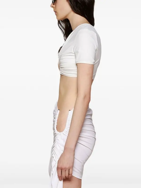 Christopher Esber U-prong Short-sleeve T-shirt - White