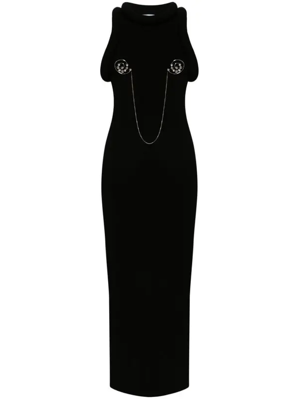 JEAN PAUL GAULTIER 3d-knit Maxi Dress