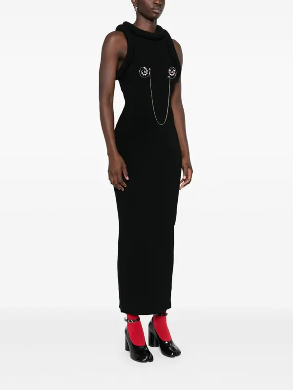 JEAN PAUL GAULTIER 3d-knit Maxi Dress