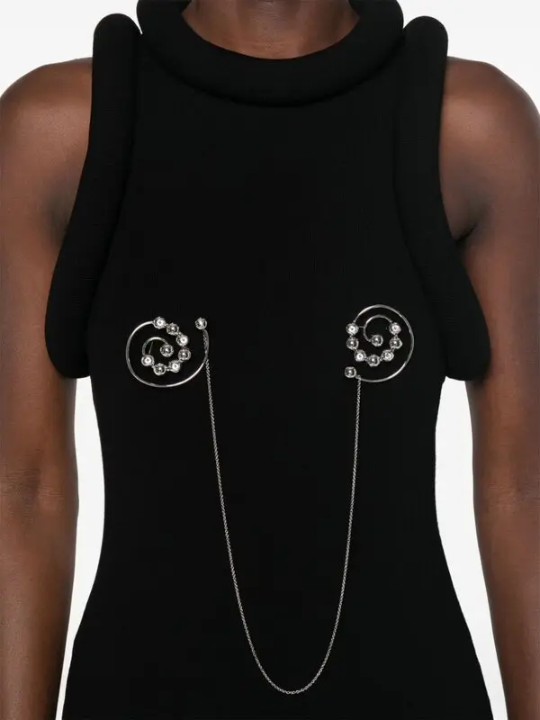 JEAN PAUL GAULTIER 3d-knit Maxi Dress