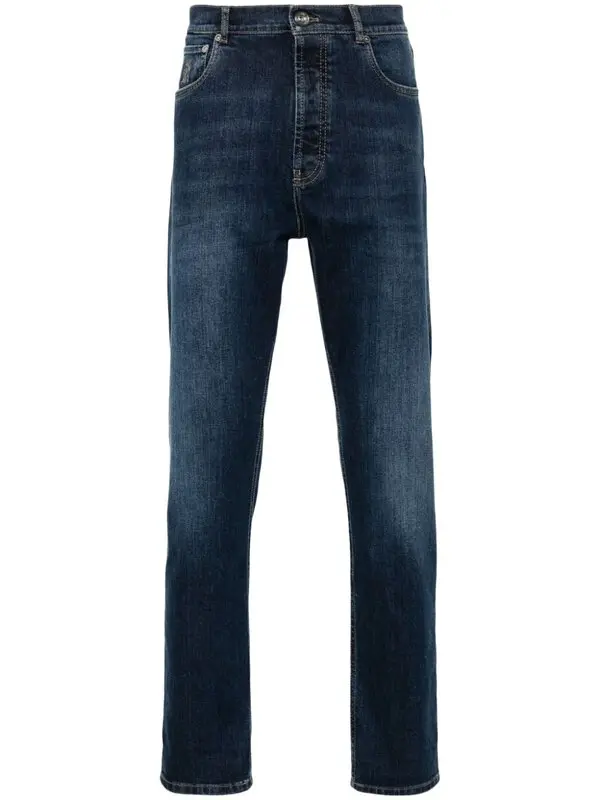 Brunello Cucinelli Straight-leg Jeans - Blue