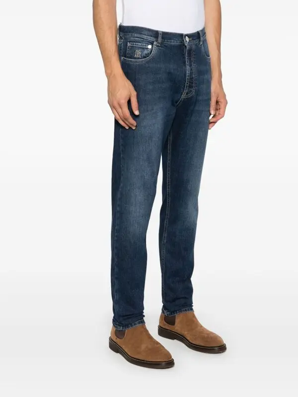 Brunello Cucinelli Straight-leg Jeans - Blue