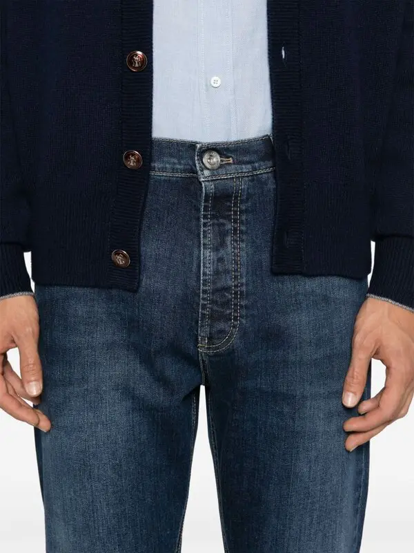 Brunello Cucinelli Straight-leg Jeans - Blue