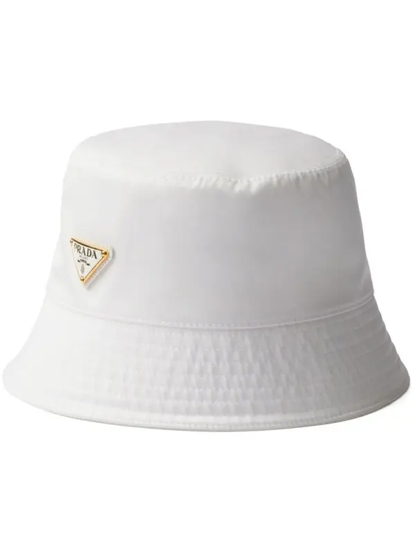 Prada Re-nylon Bucket Hat - White