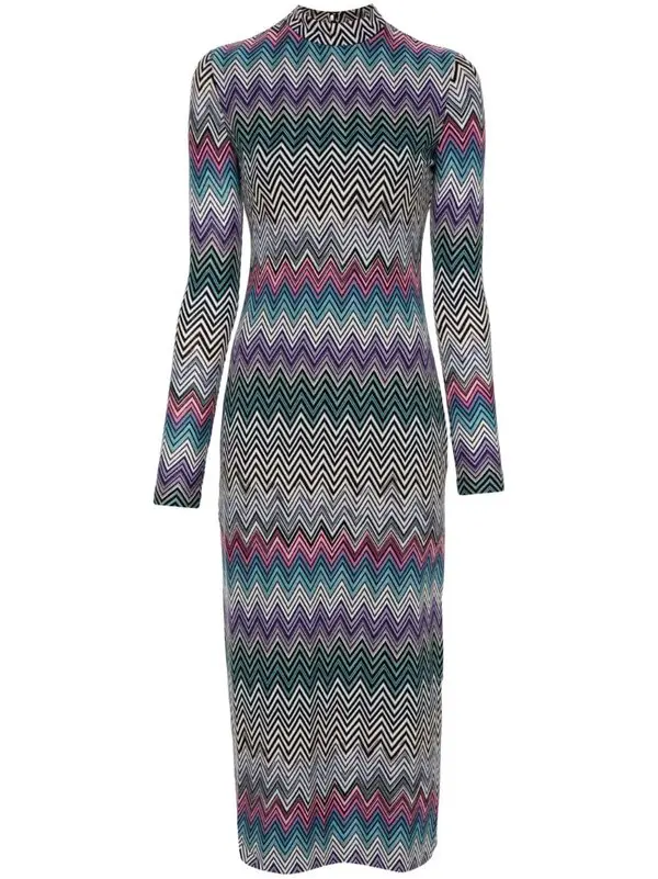Missoni Zigzag Woven Midi Dress