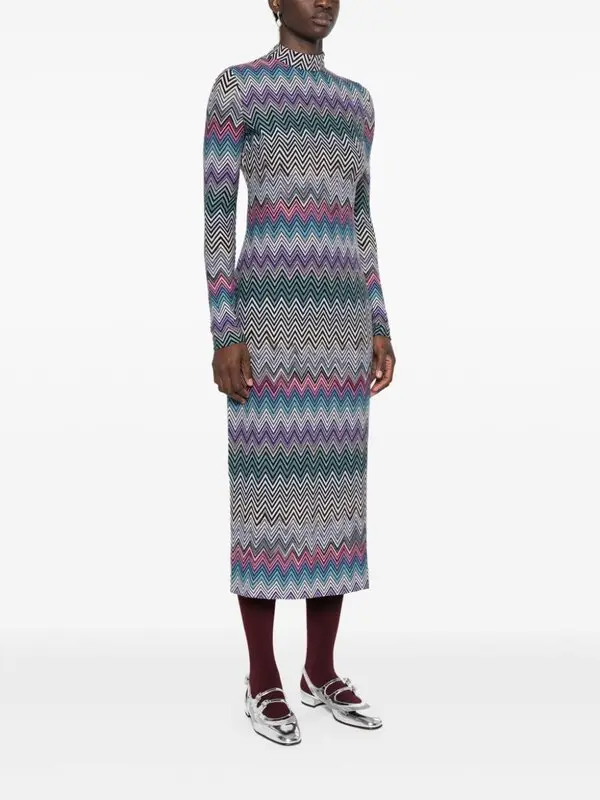 Missoni Zigzag Woven Midi Dress