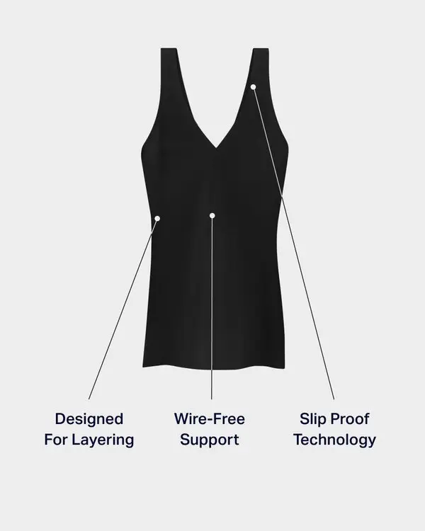 EBY Seamless Tank Top - Black