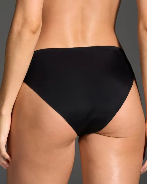 EBY Bikini Panties, Seamless - Black