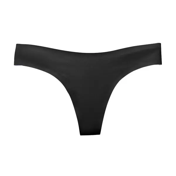 EBY Thong Panties, Seamless - Black