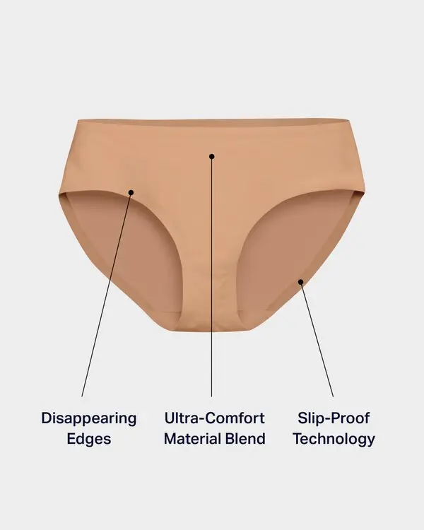 EBY Brief Panties, Seamless - Sunkissed
