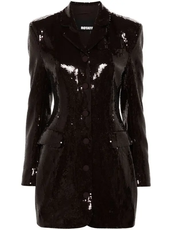 ROTATE BY BIRGER CHRISTENSEN Sequin Blazer Mini Dress