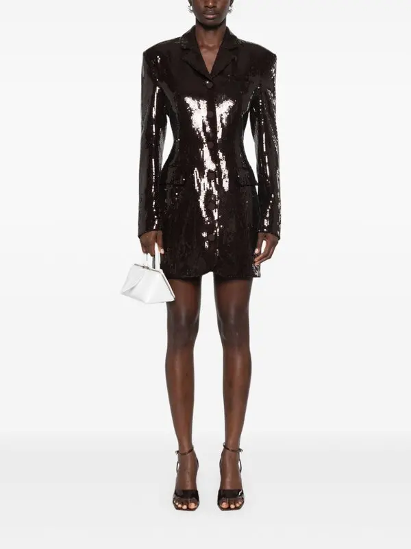 ROTATE BY BIRGER CHRISTENSEN Sequin Blazer Mini Dress