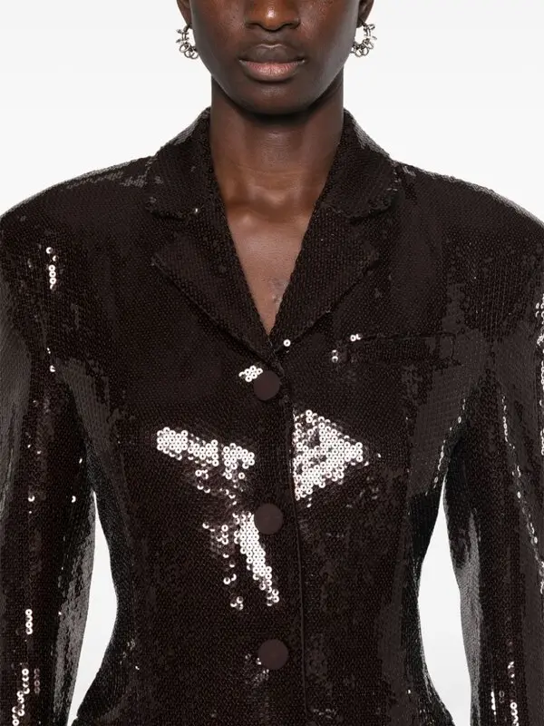 ROTATE BY BIRGER CHRISTENSEN Sequin Blazer Mini Dress