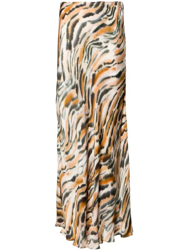 TWINSET Animal-print Maxi Skirt