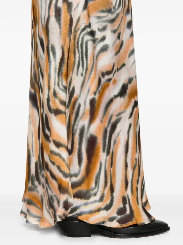 TWINSET Animal-print Maxi Skirt