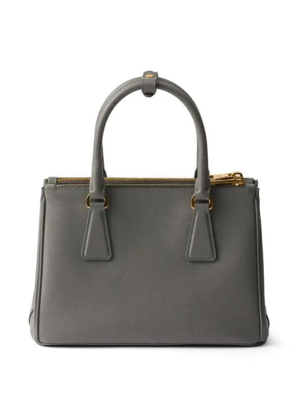 Prada Galleria Saffiano Leather Shoulder Bag - Grey