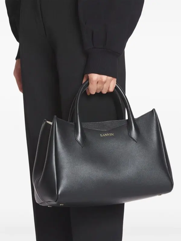 LANVIN Logo-stamp Tote Bag