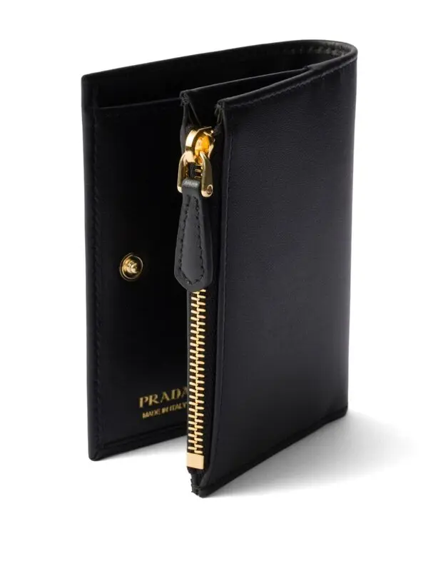 Prada Triangle-logo Leather Wallet