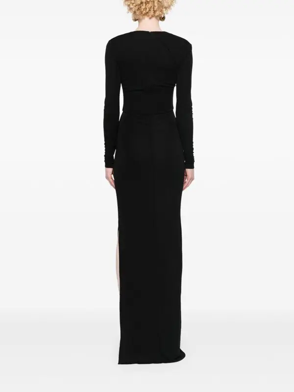 Alex Perry Angled Cut-out Jersey Maxi Dress