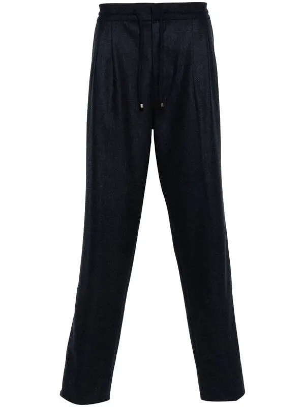 Brunello Cucinelli Wool Trousers - Blue