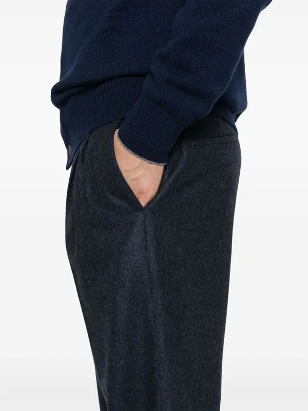 Brunello Cucinelli Wool Trousers - Blue