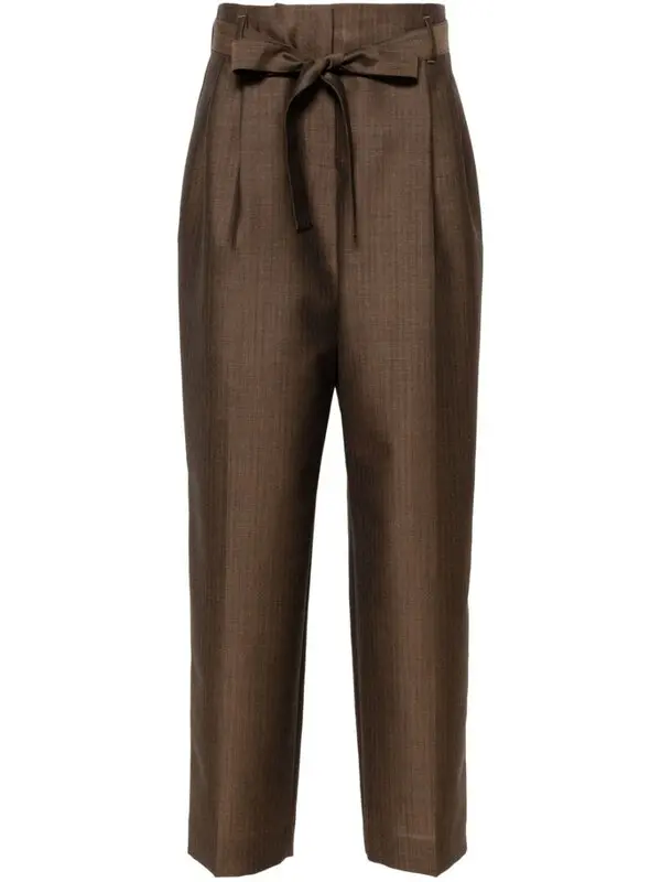 THE ROW Lonan Trousers - Brown