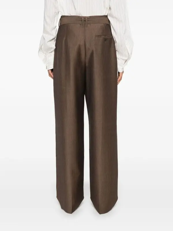 THE ROW Lonan Trousers - Brown