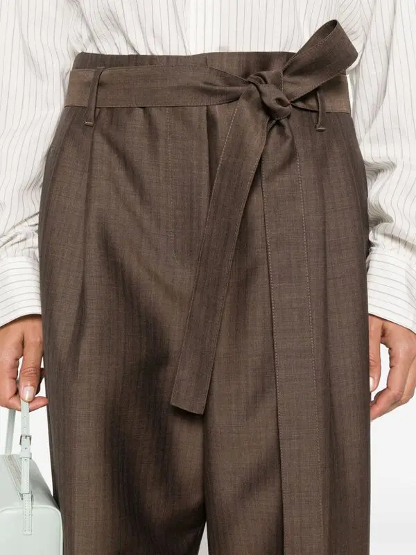 THE ROW Lonan Trousers - Brown