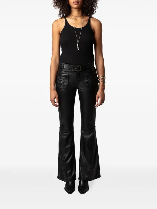 Zadig&Voltaire Ecume Lambskin Trousers