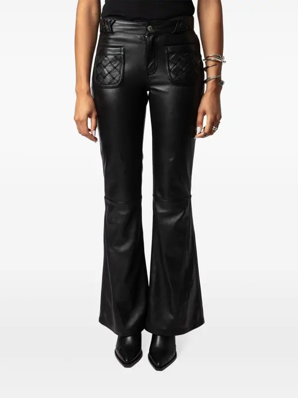 Zadig&Voltaire Ecume Lambskin Trousers
