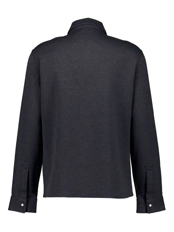 Givenchy Zipped Tailored Cotton Shirt