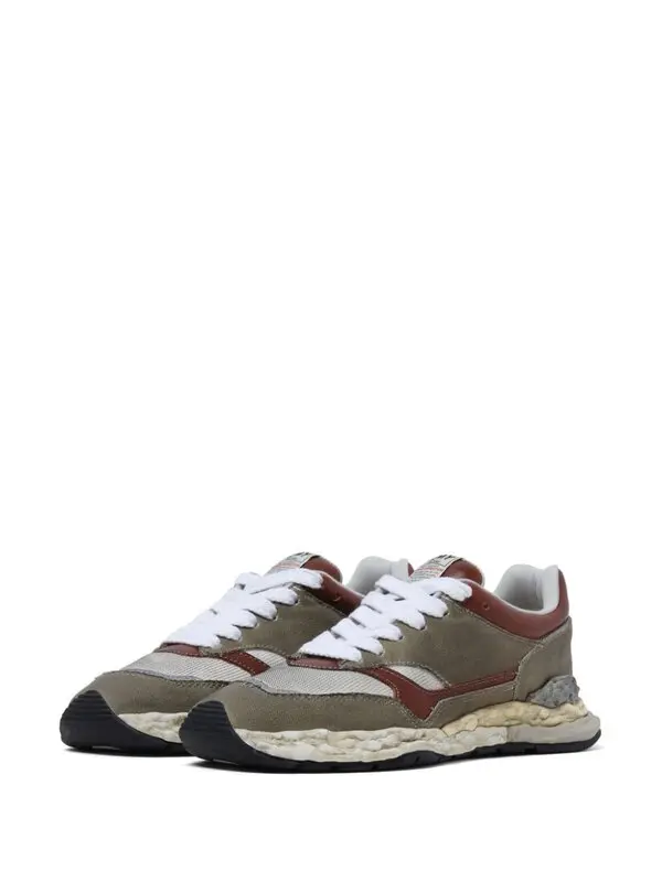 Mihara Yasuhiro George Panelled Sneakers - Brown