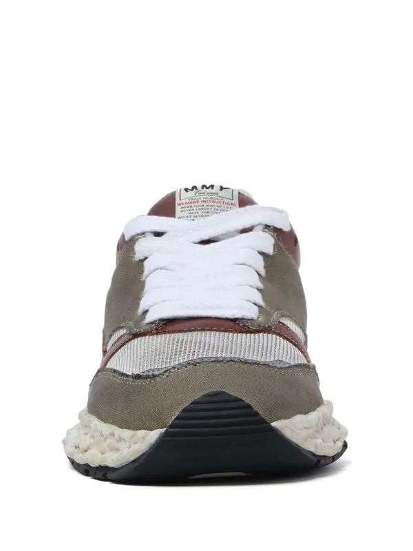 Mihara Yasuhiro George Panelled Sneakers - Brown