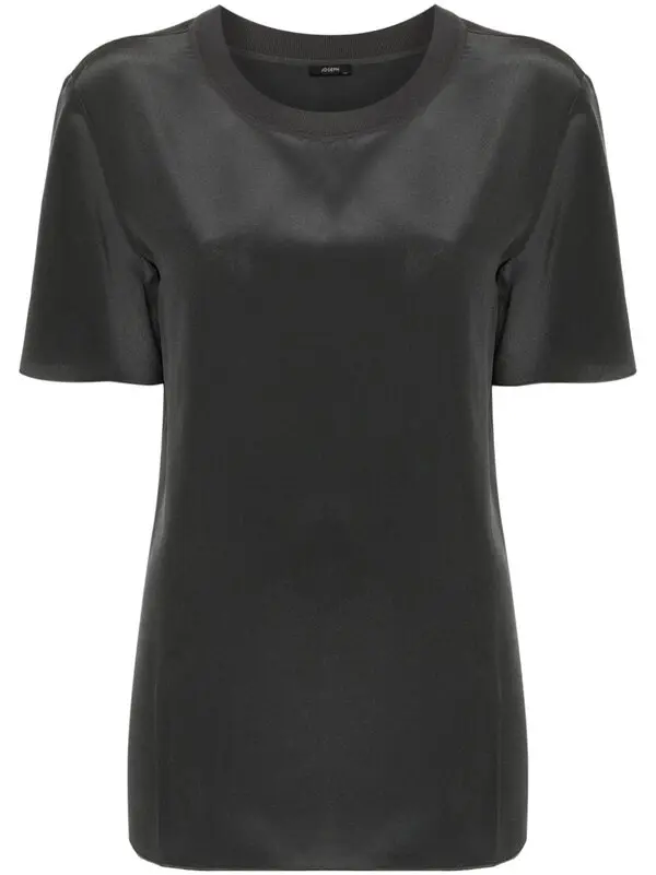 JOSEPH Soie Rubin T-shirt - Grey