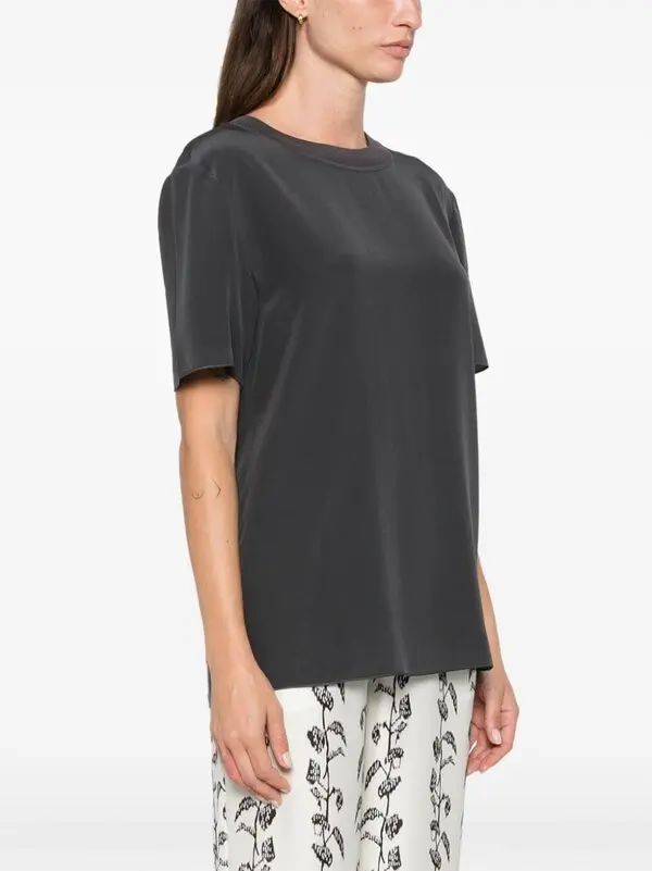 JOSEPH Soie Rubin T-shirt - Grey