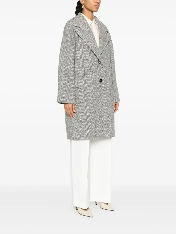 Moschino Herringbone Coat
