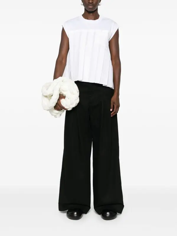 Sacai Pleated T-shirt