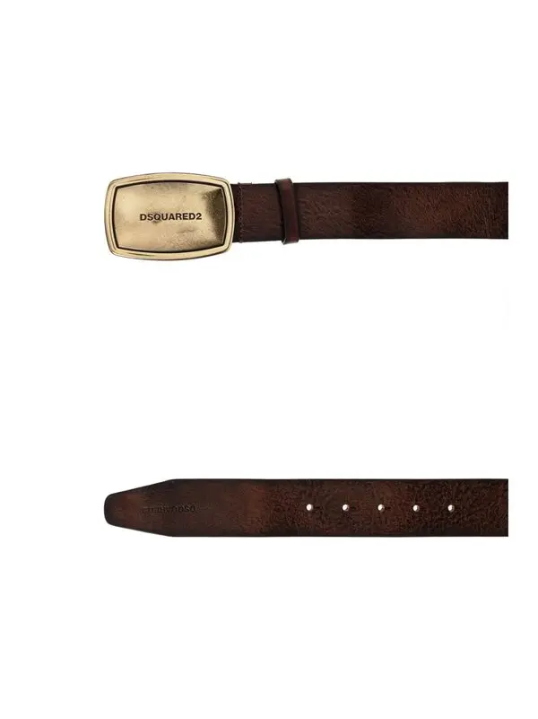 Dsquared2 Logo-plaque Buckle Belt
